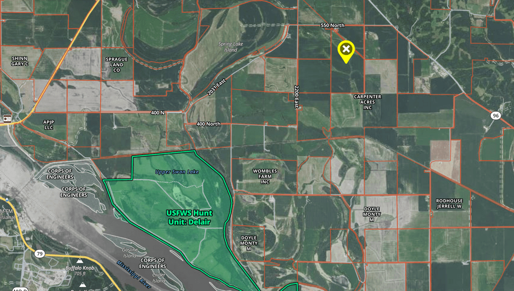 326 Acre Hunting Lease Pike County, Illinois